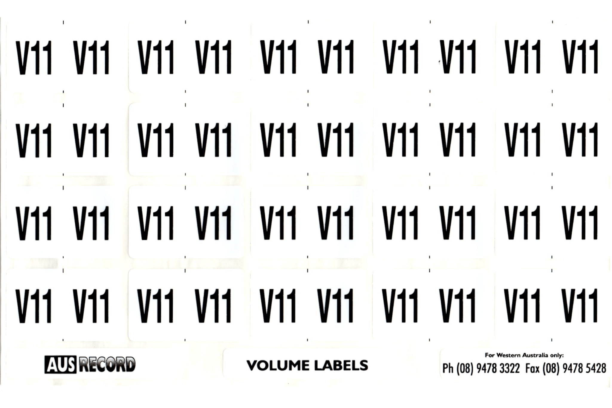 Volume 11 – Ausrecord